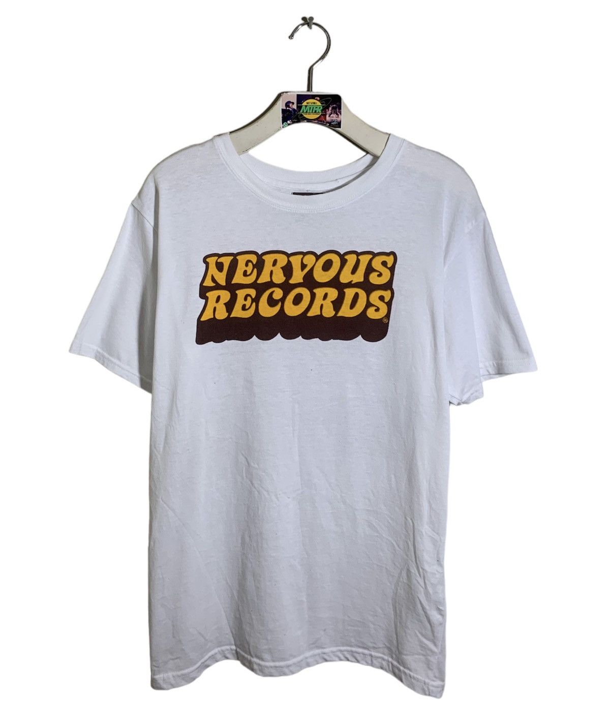 Band Tees × Vintage vintage nervous records label tshirt | Grailed