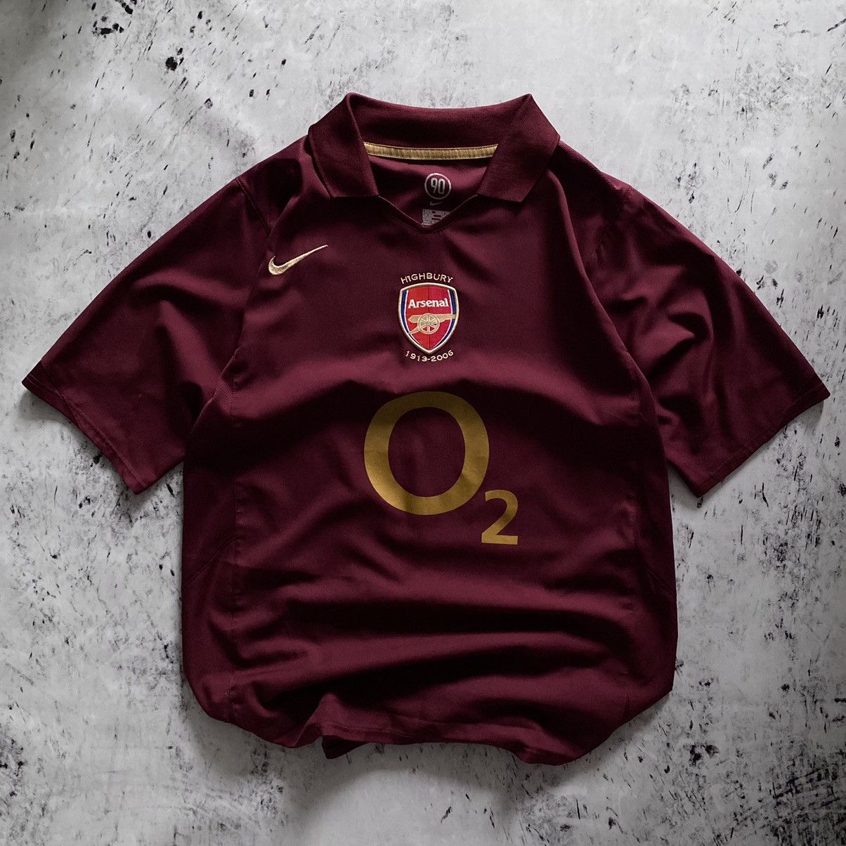Nike Vintage Arsenal 2005 2006 Nike soccer O2 jersey #11 | Grailed