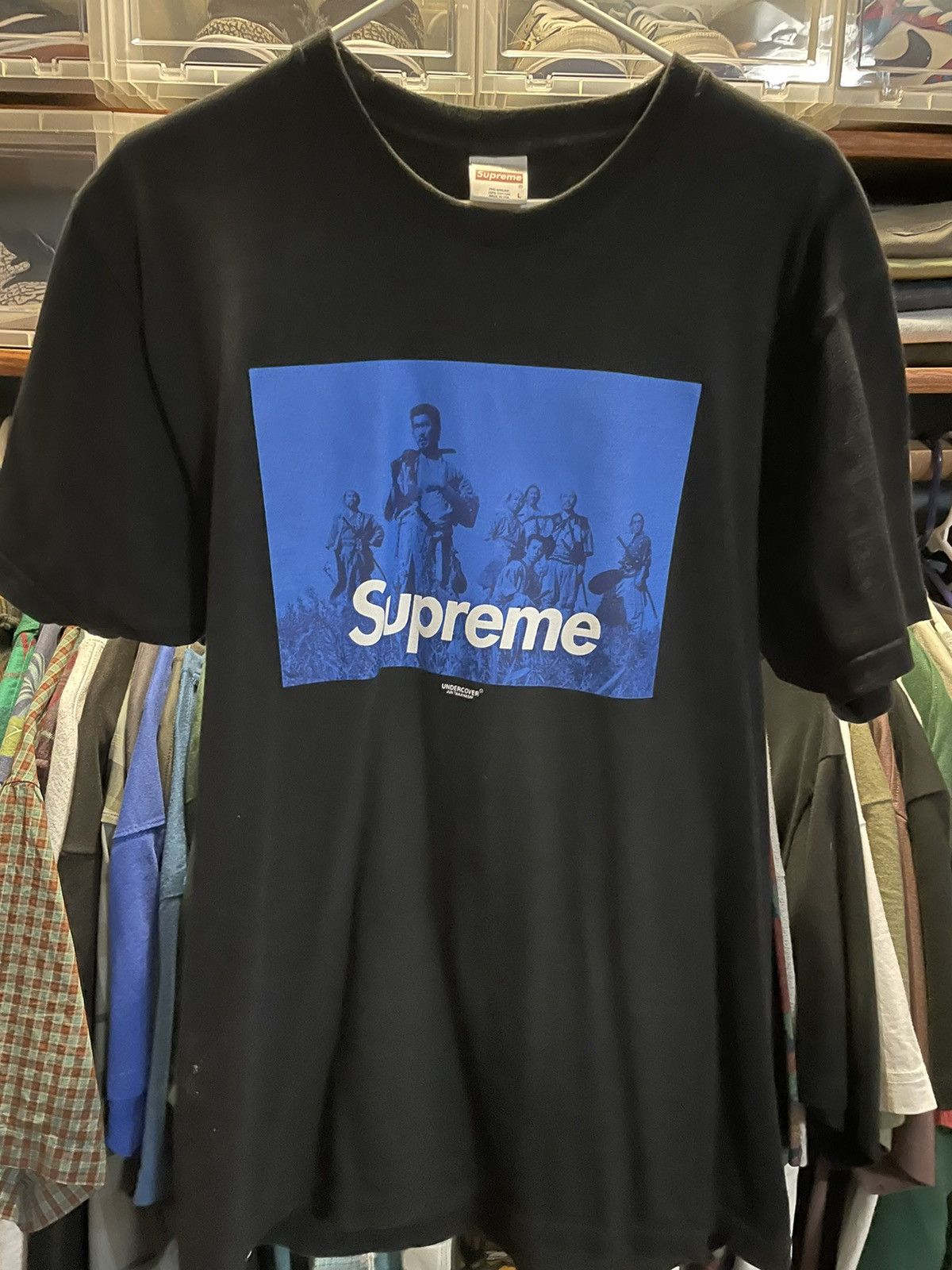 Supreme Supreme Seven Samurai T-Shirt - Black | Grailed