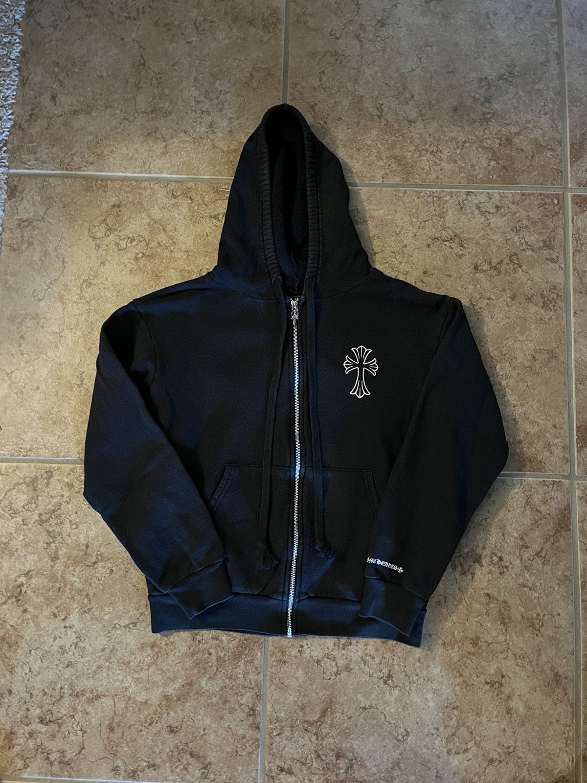 Chrome Hearts chrome hearts cross zip up Small | Grailed
