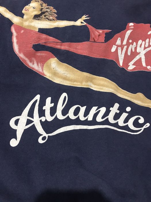 Vintage '90s Fly Virgin Atlantic Pin-Up Promo Shirt | Grailed