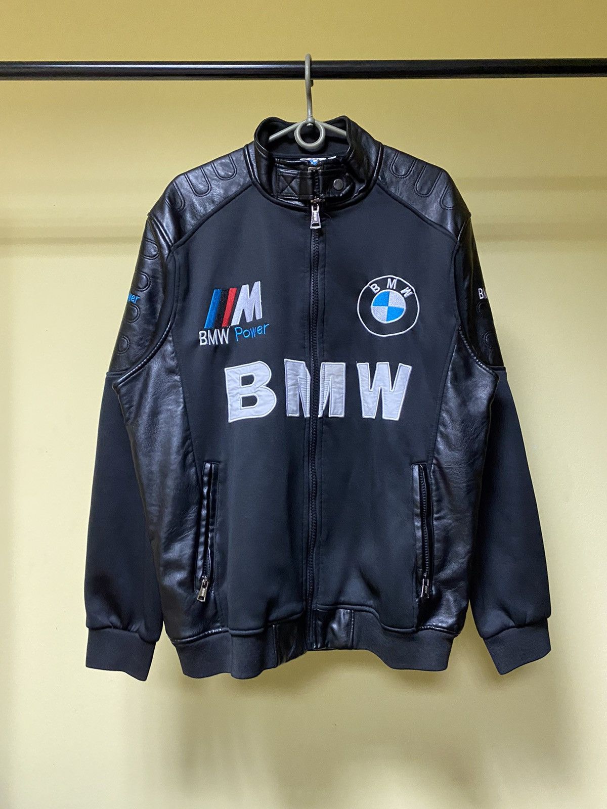 Bmw × Racing × Vintage BMW vintage racing jacket zip big logo | Grailed