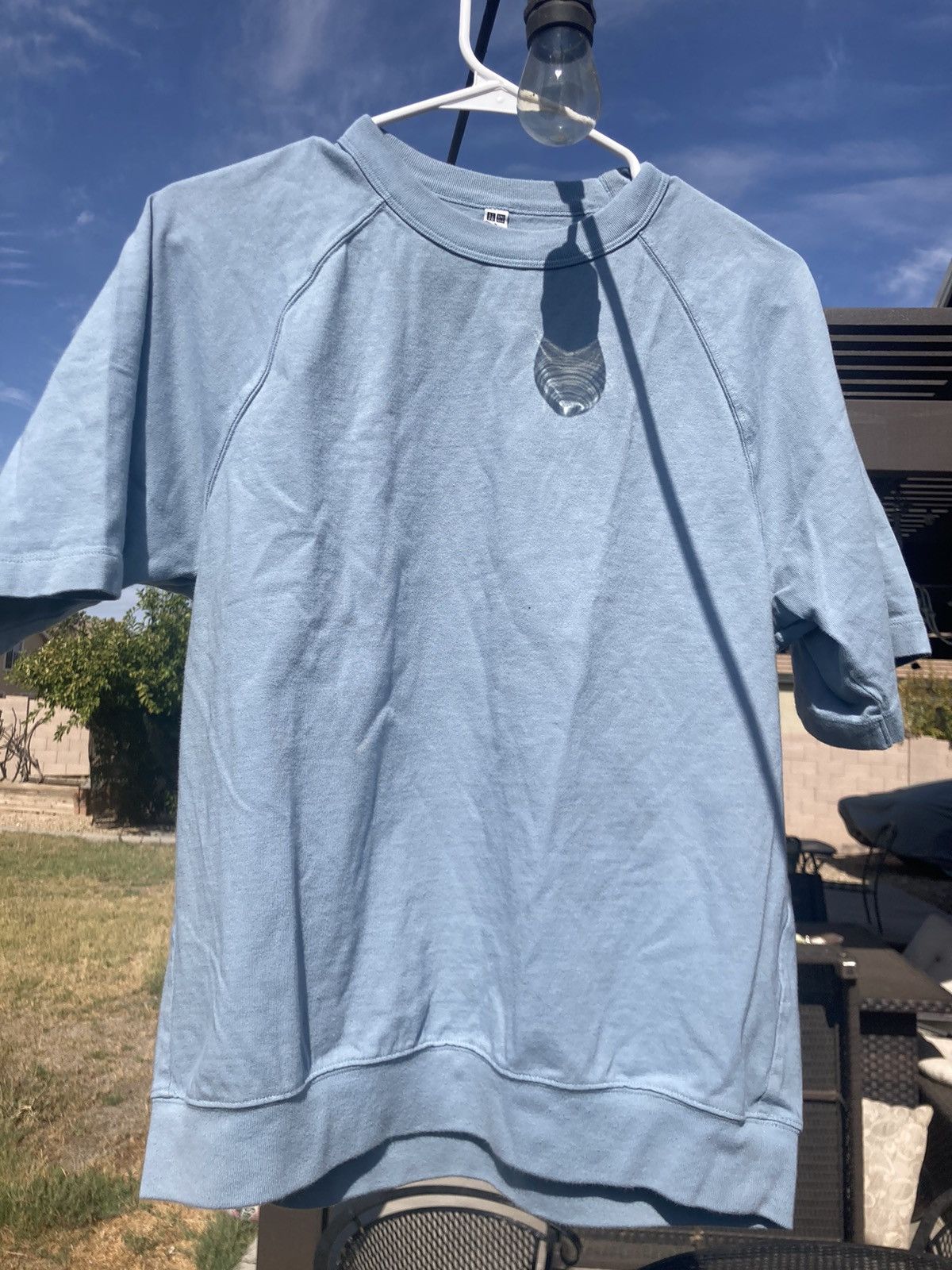 Uniqlo Uniqlo Oversized Light Blue Tee Shirt | Grailed