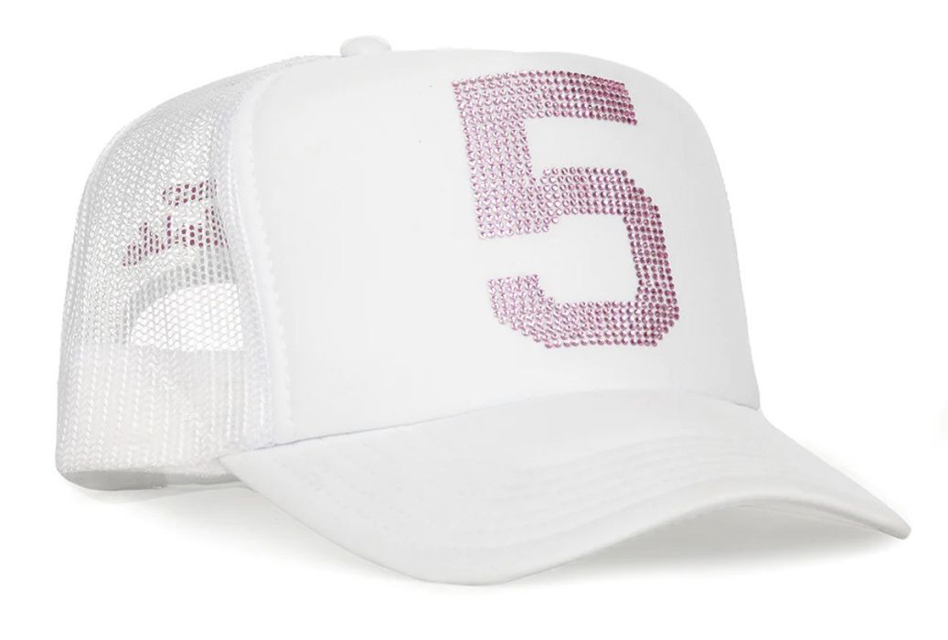 Young Thug Sp5der White 555 Trucker Hat | Grailed