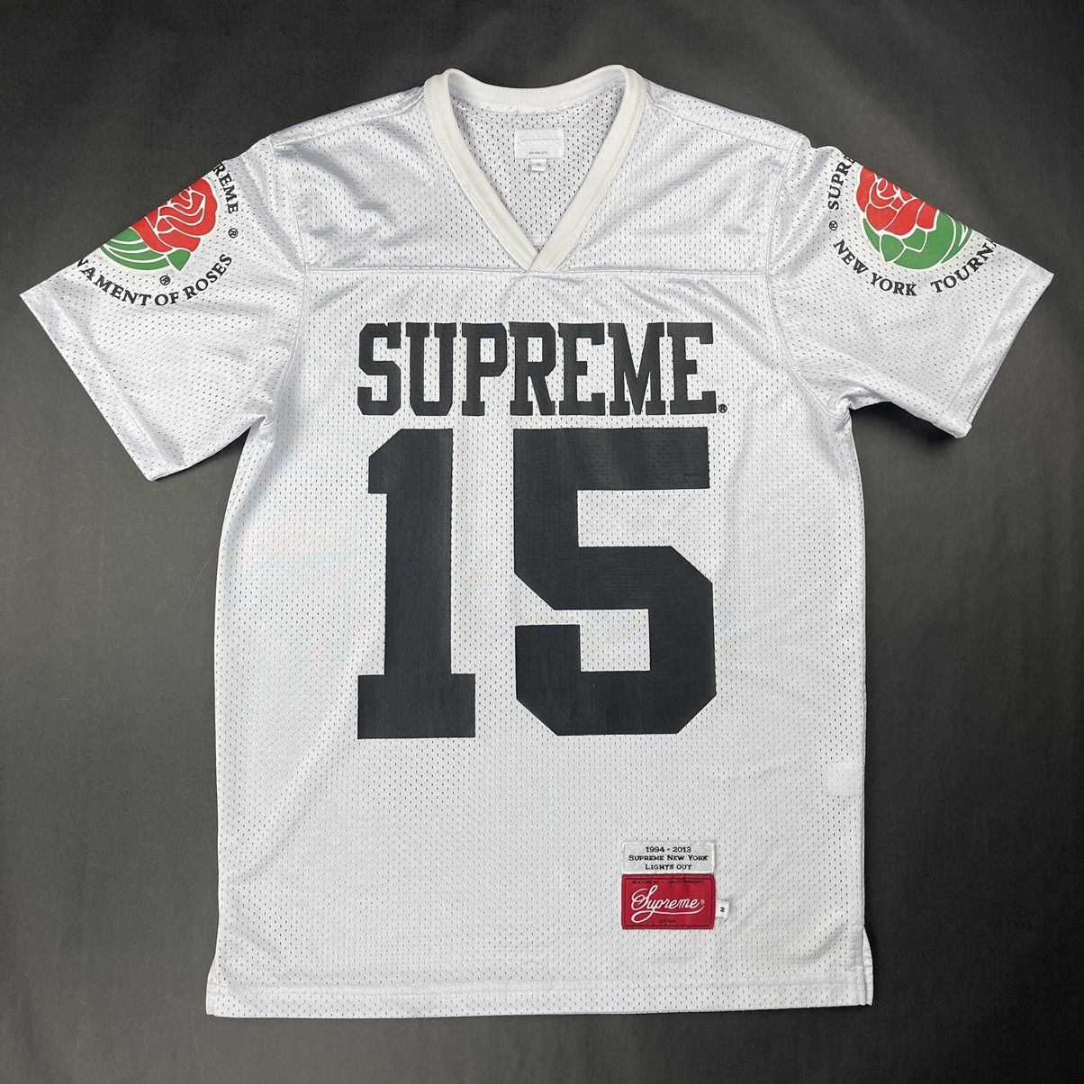 Supreme Supreme Rose Jersey Rose Bowl Tournament SS13 2013 Box Logo ...