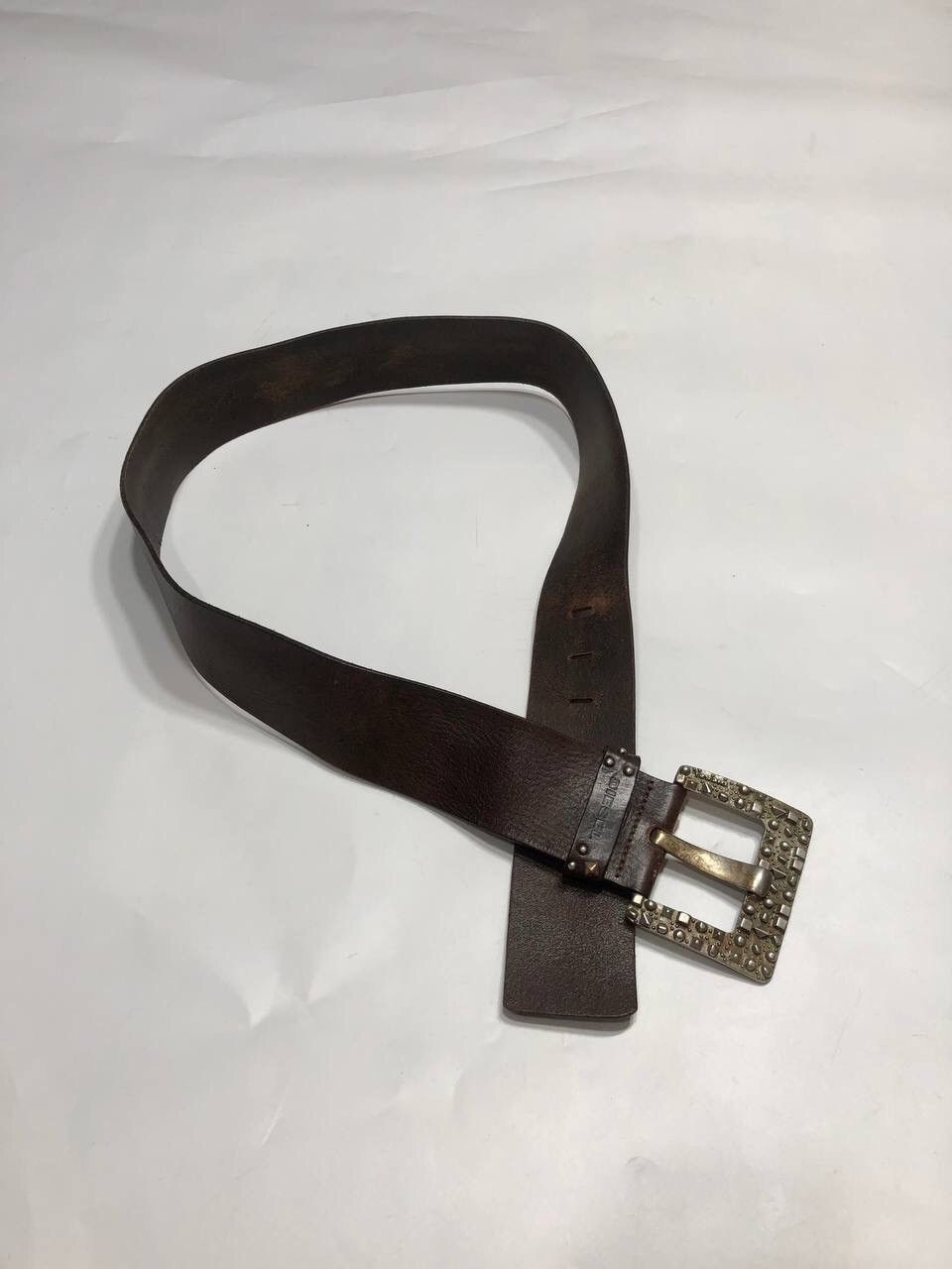 Diesel Vintage Diesel Rhinestones Distressed y2k belt bbsimon style ...