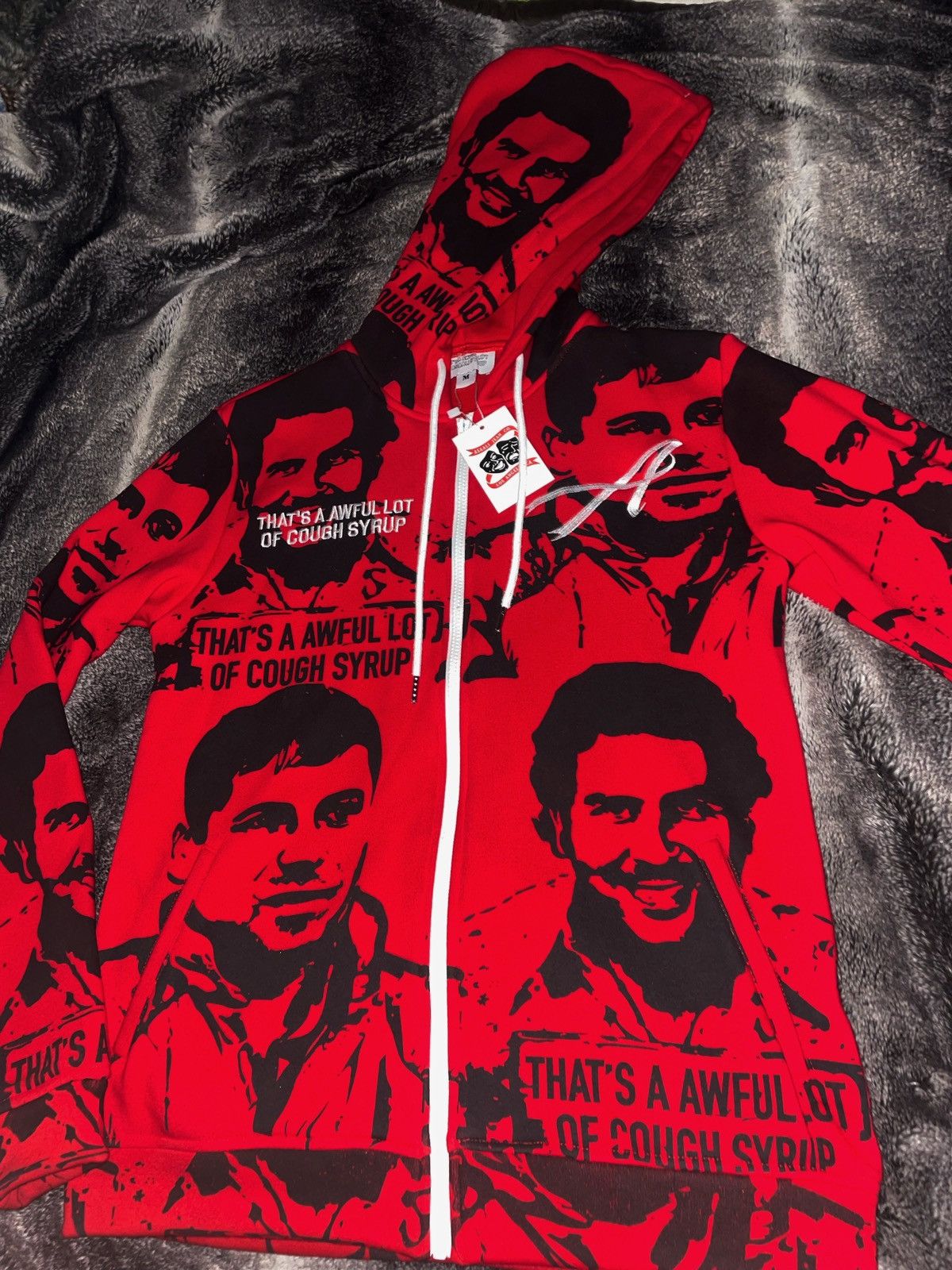 Streetwear asaali awful lot of cough syrup hoodie | Grailed