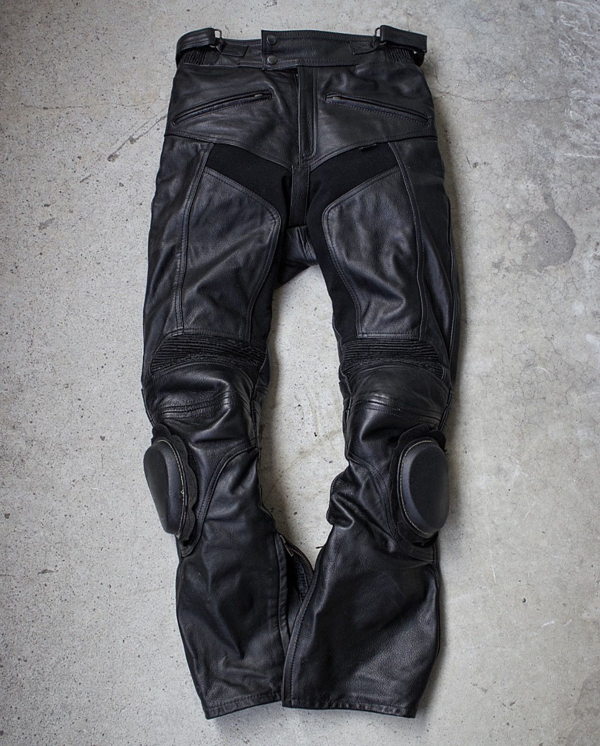 Vintage Early 00’s KEVLAR Padded Leather Motorcycle Pants | Grailed