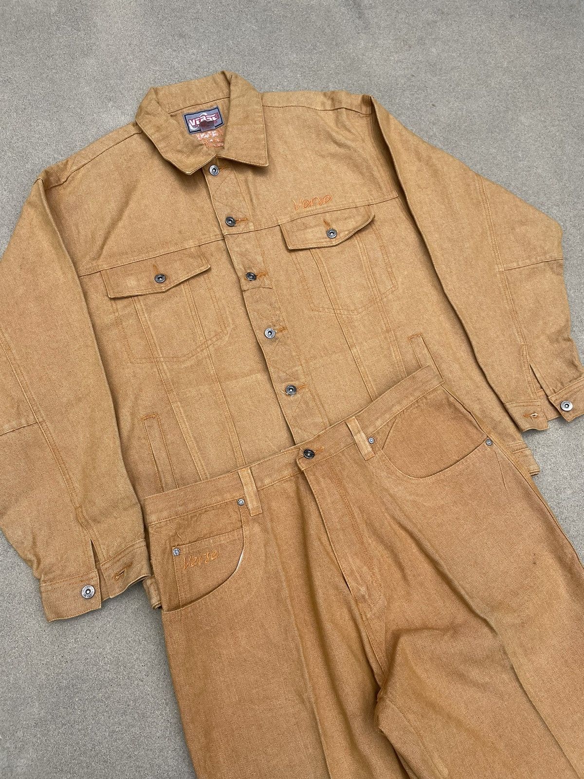 Vintage Vintage 90s Y2K Verse USA Denim Set Size XXL Biggie Smalls ...