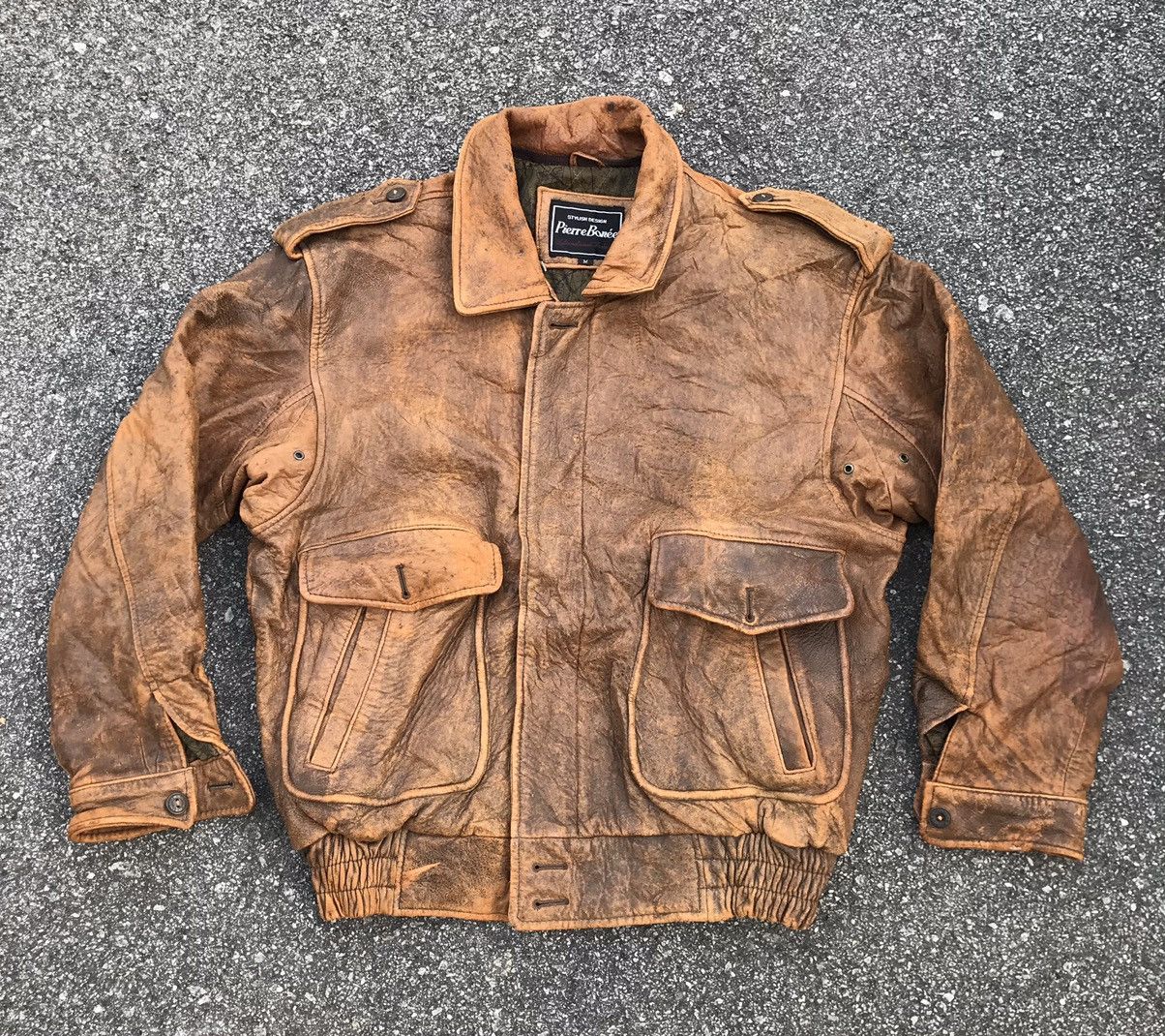 Freewheelers × Leather Jacket × Vintage Vintage 90's Leather Jacket ...