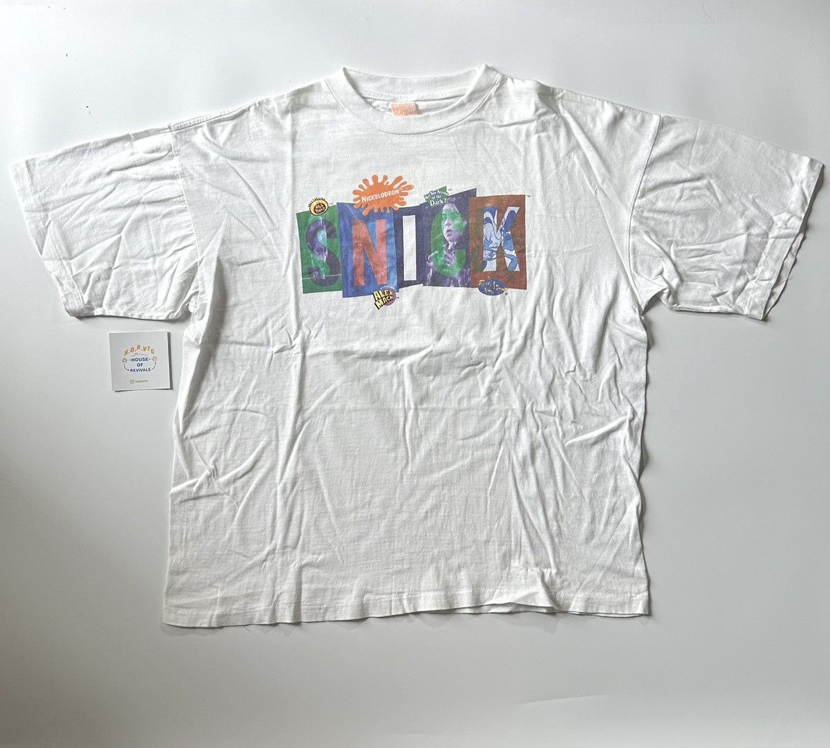 Vintage Vintage 90s Nickelodeon Snick promo single stitch t-shirt | Grailed