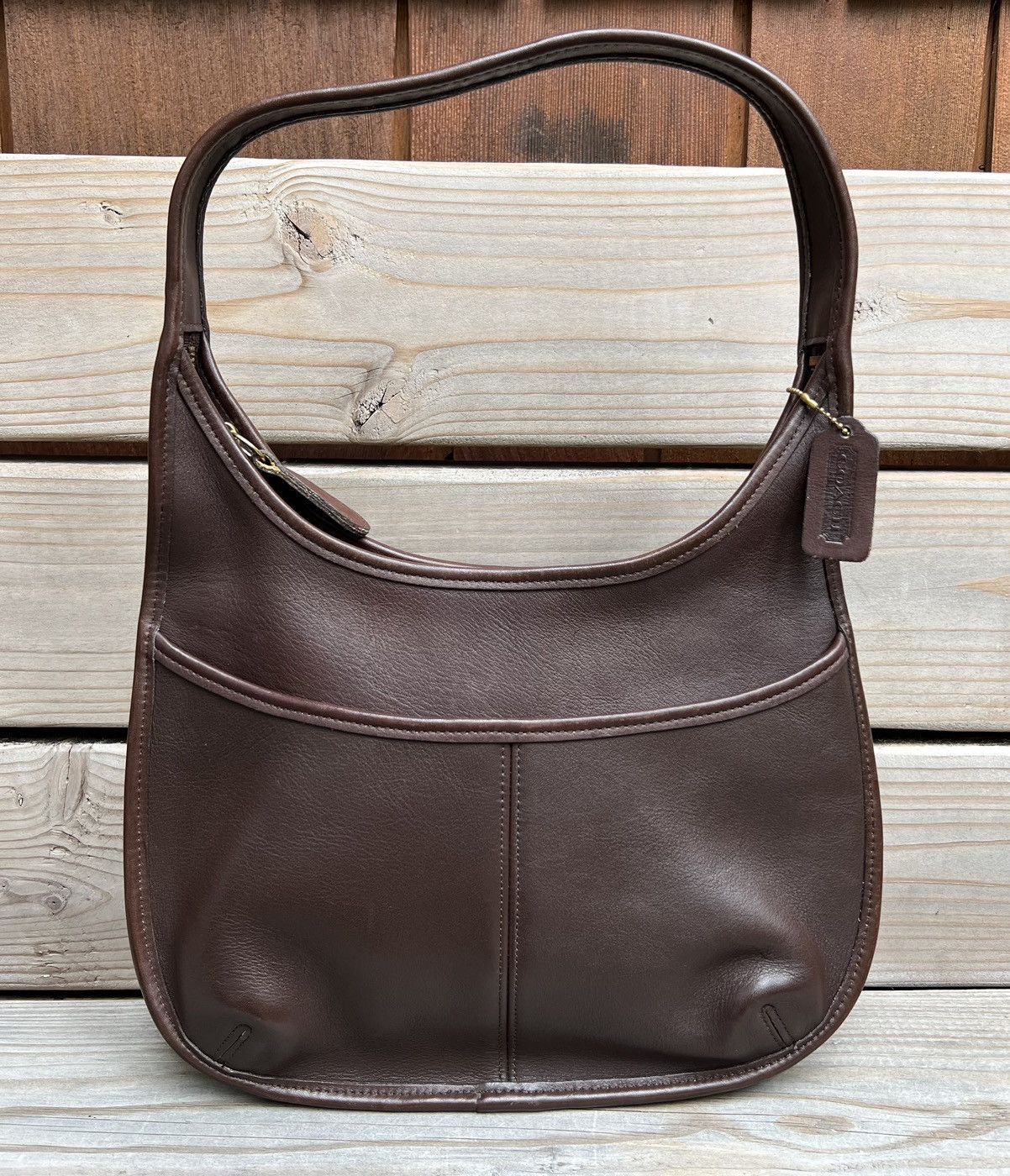 Coach × Vintage Mint, Vintage Coach Ergo Pocket Zip hobo Bag 9033 ...