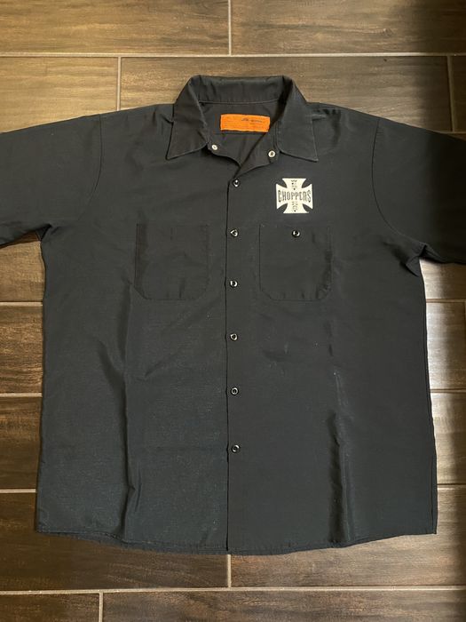 Vintage Vintage West Coast Choppers Short Sleeve Button Up | Grailed