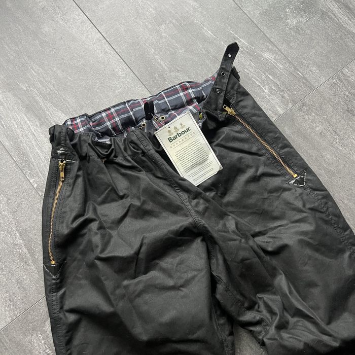 Barbour New! 🇬🇧 BARBOUR A8 INTERNATIONAL Black Motorcycle Wax Pants ...