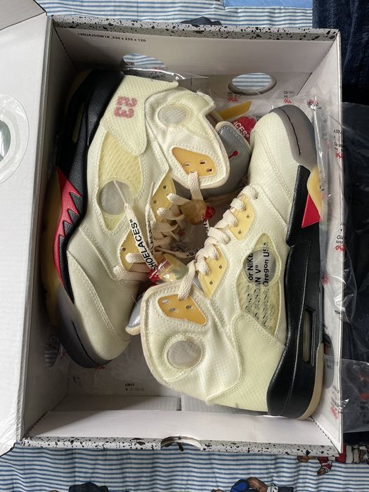 Jordan Brand Jordan x Off white 5s | Grailed