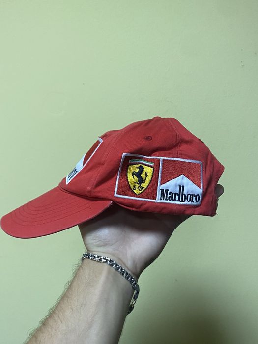 Vintage Marlboro F1 vintage racing cap big embroidered logo | Grailed
