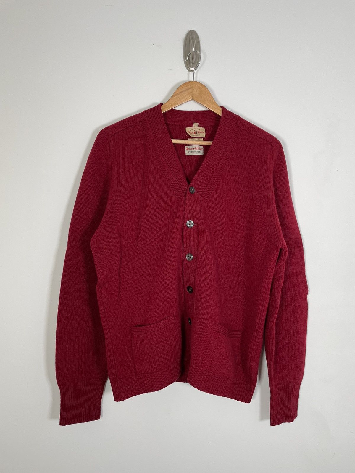 Vintage Vintage 1960s Alan Paine 100% Lambs Wool Cardigan Sweater | Grailed