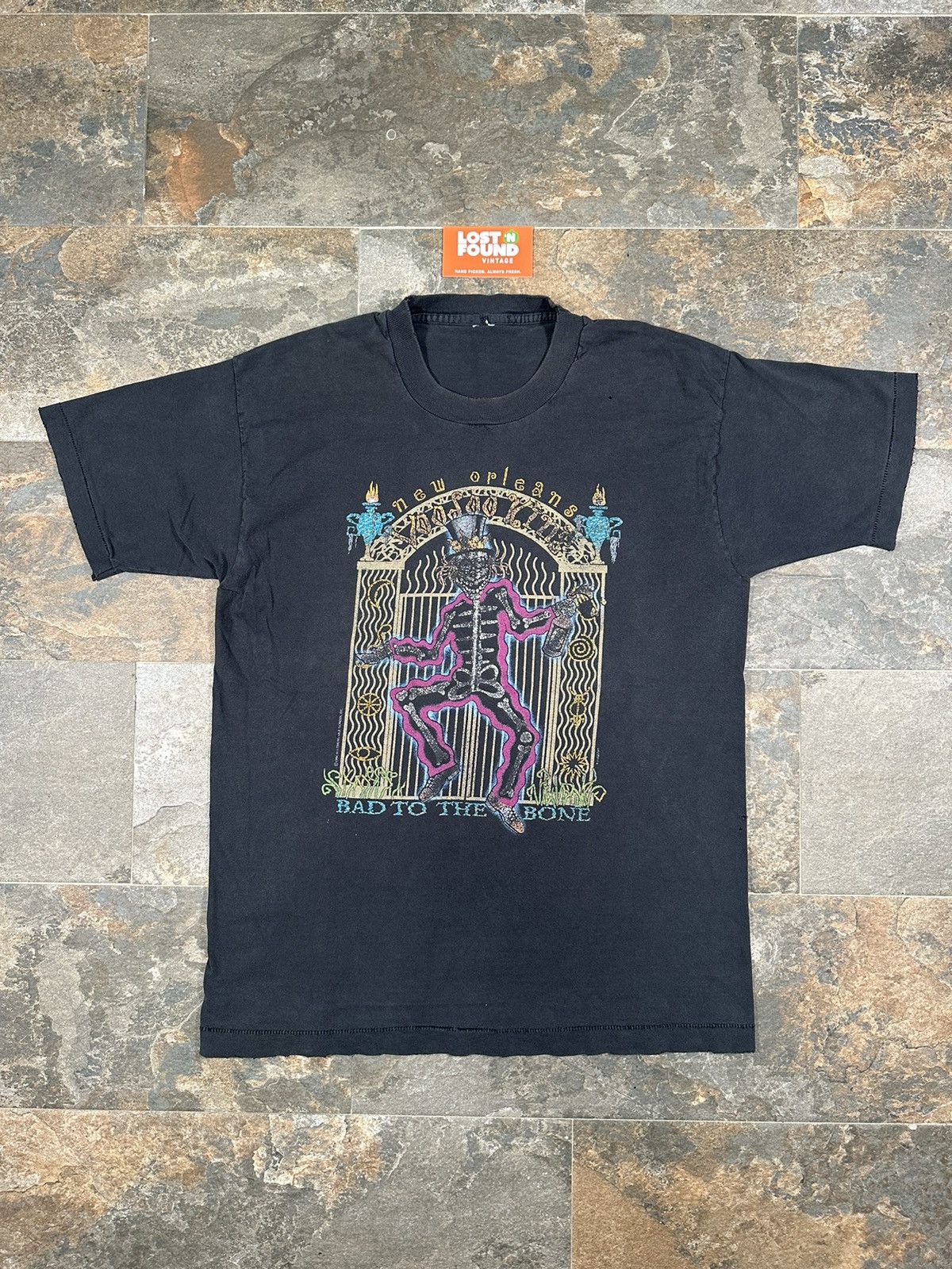 Vintage 1994 Vintage New Orleans Voodoo King Bad To The Bone Tee | Grailed