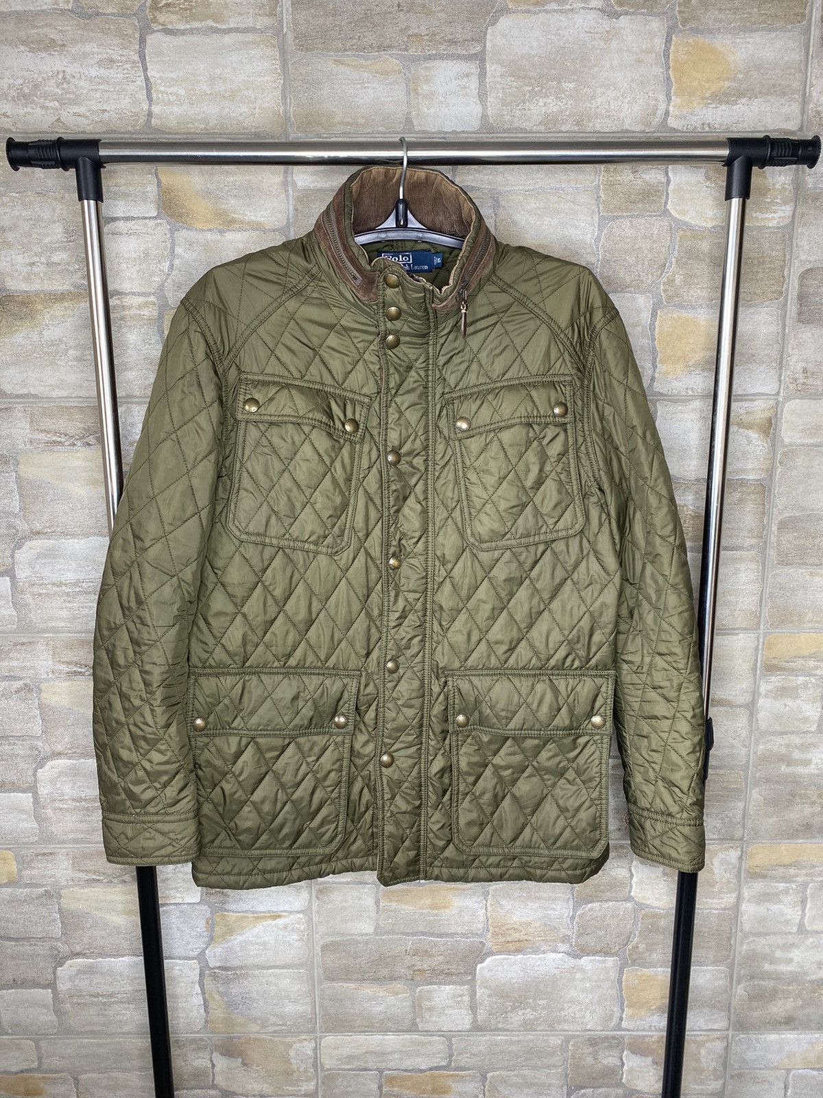 Polo Ralph Lauren × Vintage Vintage Ralph Lauren Polo Military Quilted Hunting Jacket | Grailed