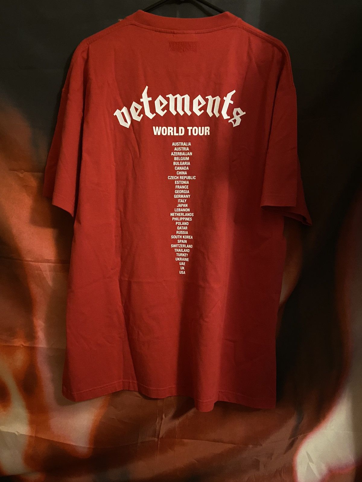 Vetements Vetements x Motorhead World Tour Big Skull T-Shirt | Grailed