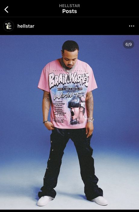 HELLSTAR Hellstar Brainwashed World Tour T-Shirt | Grailed