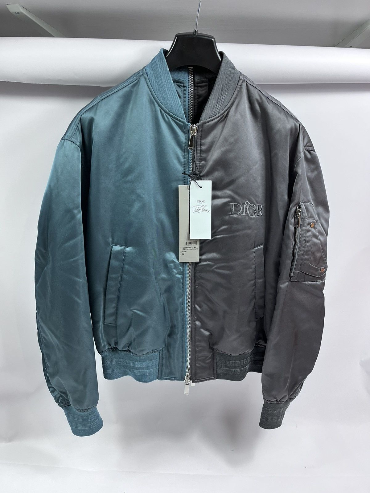 Dior X JUDY BLAME SPLIT ZIP BOMBER JACKET | Grailed