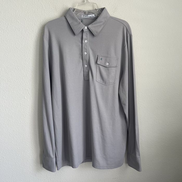 Criquet Cricket Long Sleeve Front Pocket Polo Shirt | Grailed
