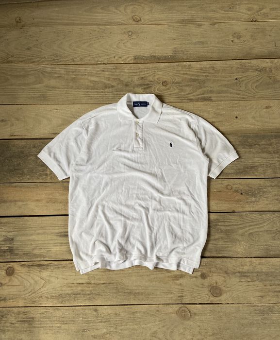 Polo Ralph Lauren Vintage Polo Ralph Lauren old money style white polo shirt | Grailed