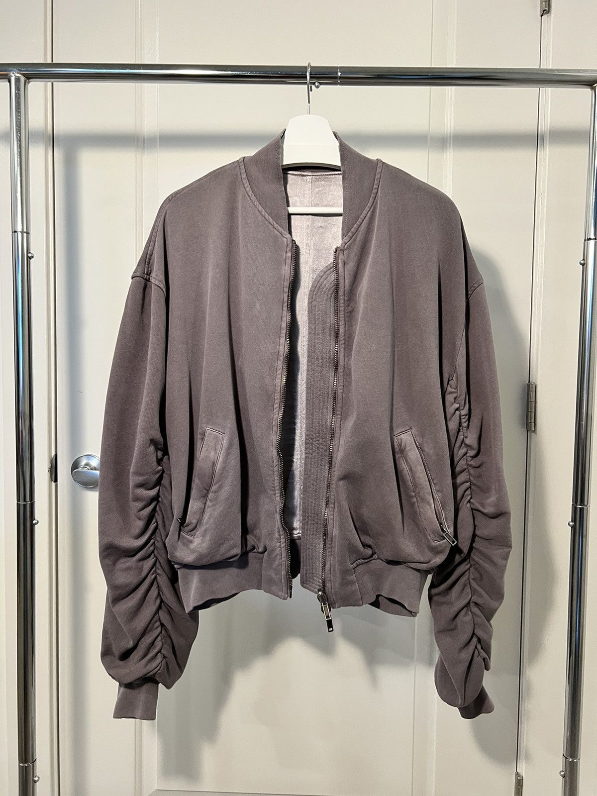 Haider Ackermann Perth Bomber Grey Cold Dye | Grailed
