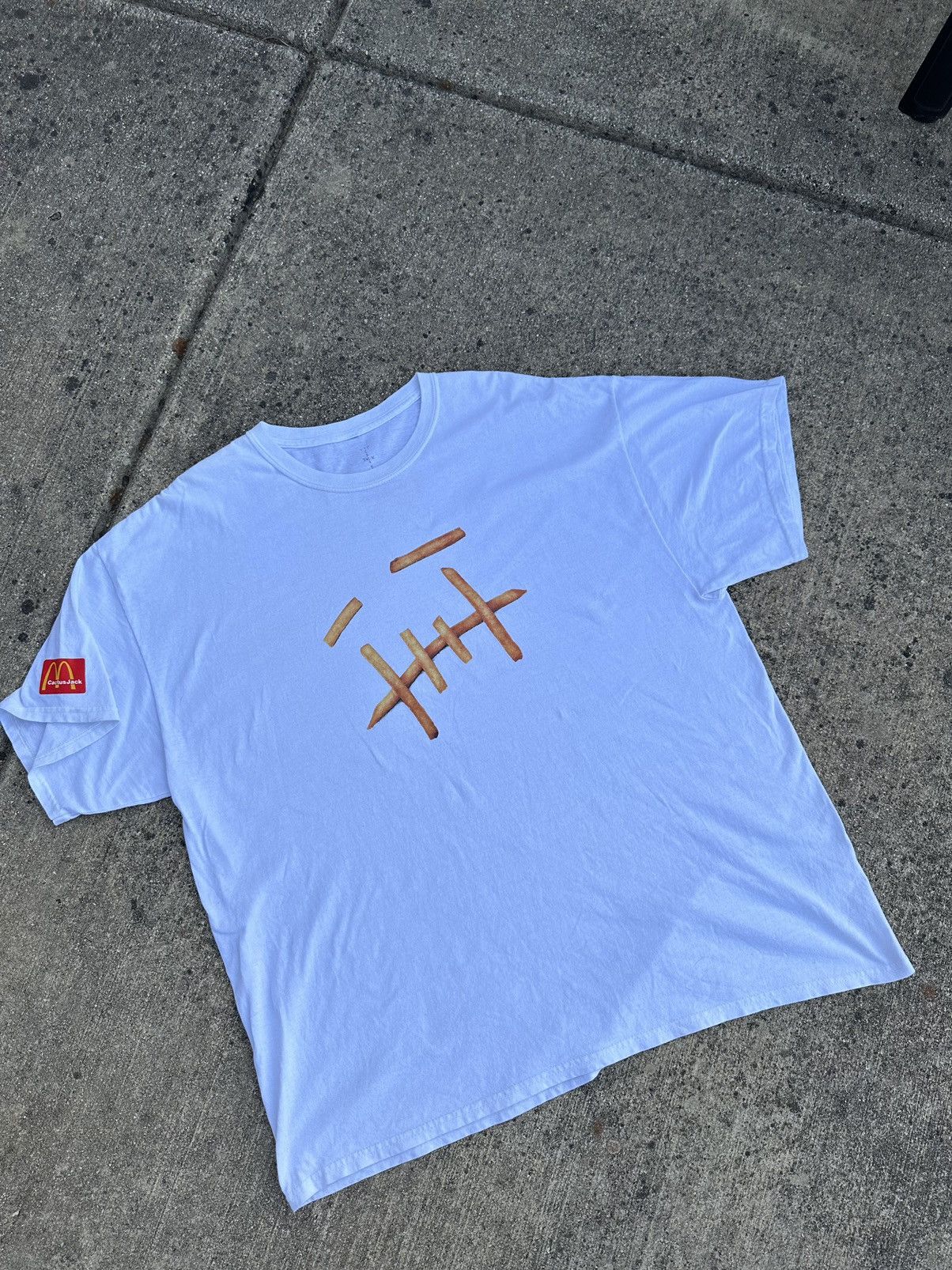 Travis Scott Travis Scott Cactus Jack x Mcdonald’s Fry Tee | Grailed