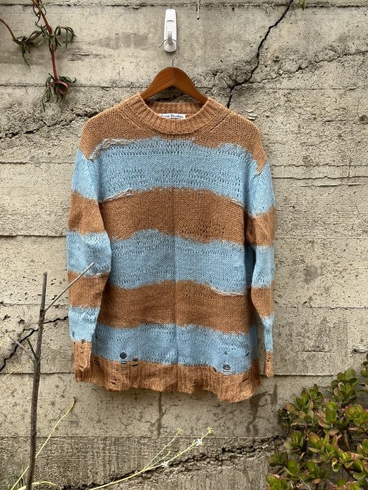 Acne Studios RARE! ACNE brand "Kurt Cobain" distressed sweater | Grailed