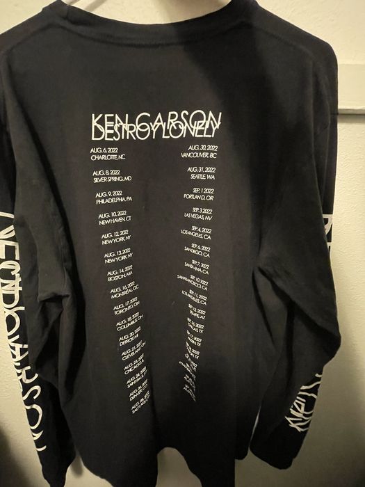 Ken Carson Ken Carson Destroy Lonely 2022 tour merch | Grailed