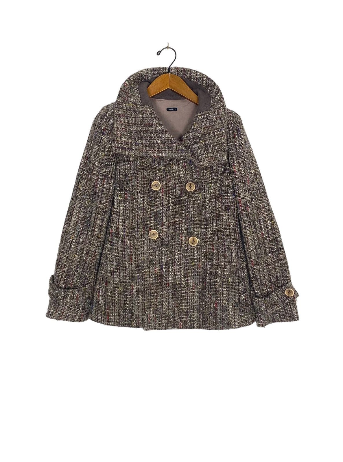 Joseph Rare‼️ Vintage Joseph Tweed Wool Coat Made in Italy | Grailed