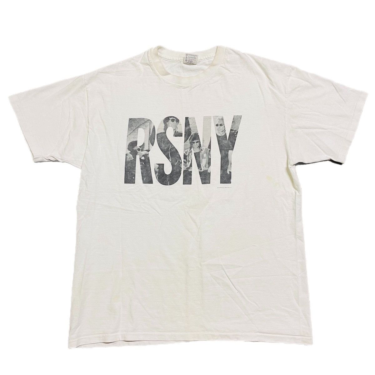 Vintage Vintage 90s Rolling Stones NY Band T-Shirt Number Nine ERD ...