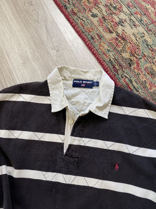 Polo Ralph Lauren Polo Sport Ralph Lauren 90s Rugby Quilted T Shirt | Grailed