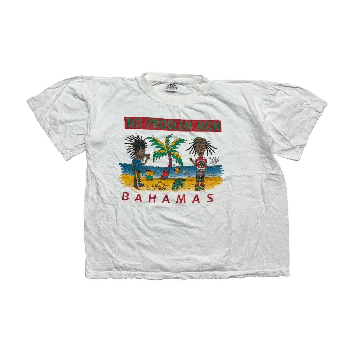 Vintage 90s Beavis & Butthead No Problem Mon Jamaica Boxy Tee | Grailed