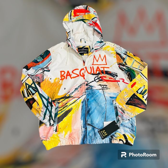 Members Only Jean-Michel Basquiat x Members Only Windbreaker Jacket NWT ...