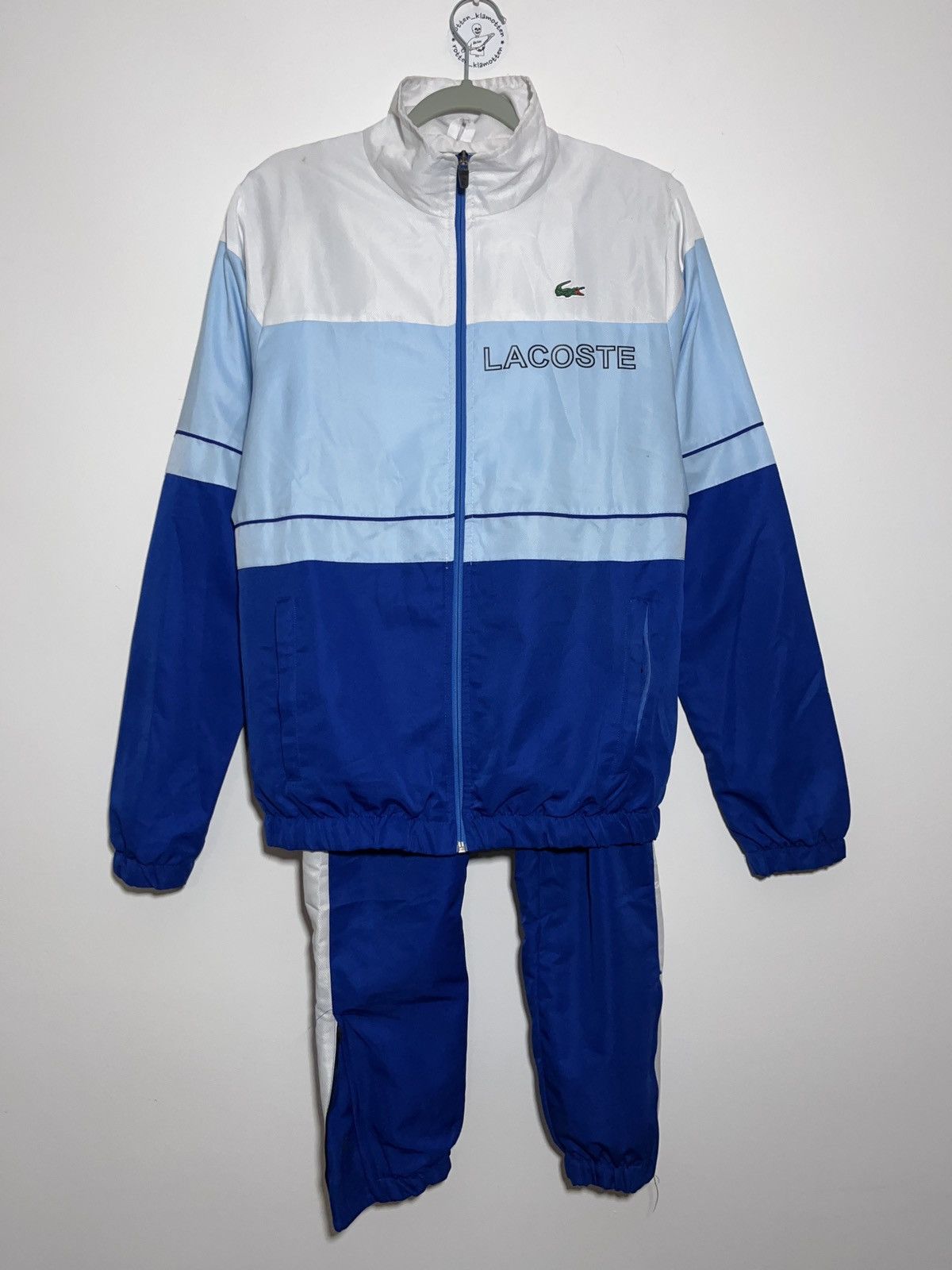 Hype × Lacoste × Streetwear Lacoste track set complete jacket ...