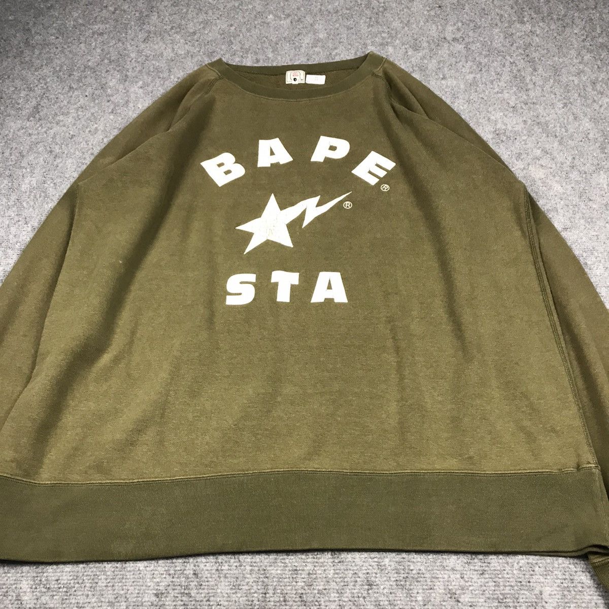 Bape × Military BAPE STAR MILITARY SWEATSHIRT | Grailed