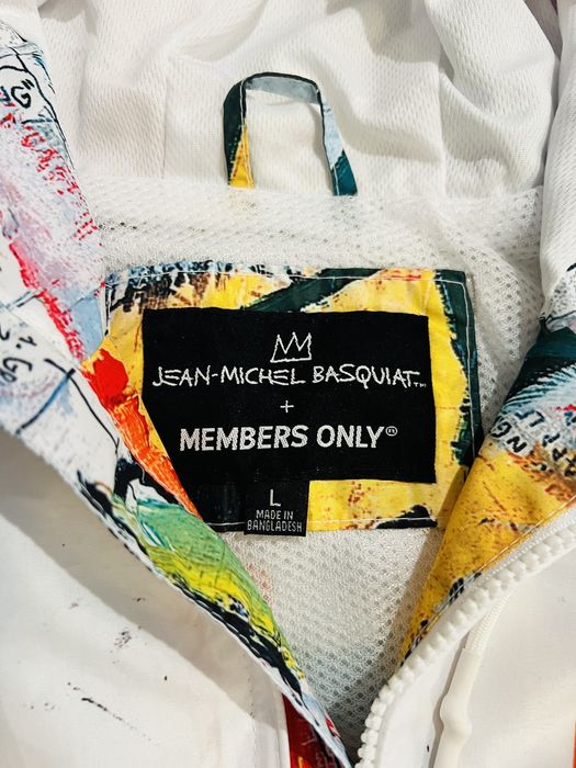 Members Only Jean-Michel Basquiat x Members Only Windbreaker Jacket NWT ...