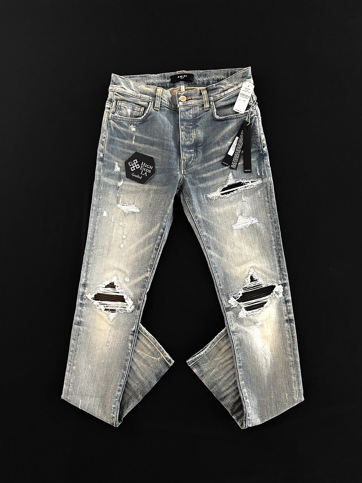 Amiri Amiri Rust Ultra Suede MX1 Denim Jeans | Grailed