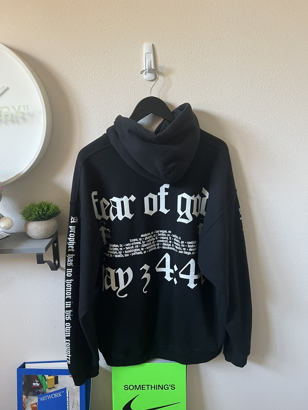 Fear of God Fear of God Jay Z 444 Tour Hoodie | Grailed