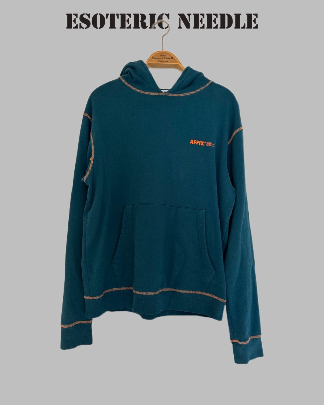 Affix Works AFFX WRKS Contrast stitch hoodie | Grailed