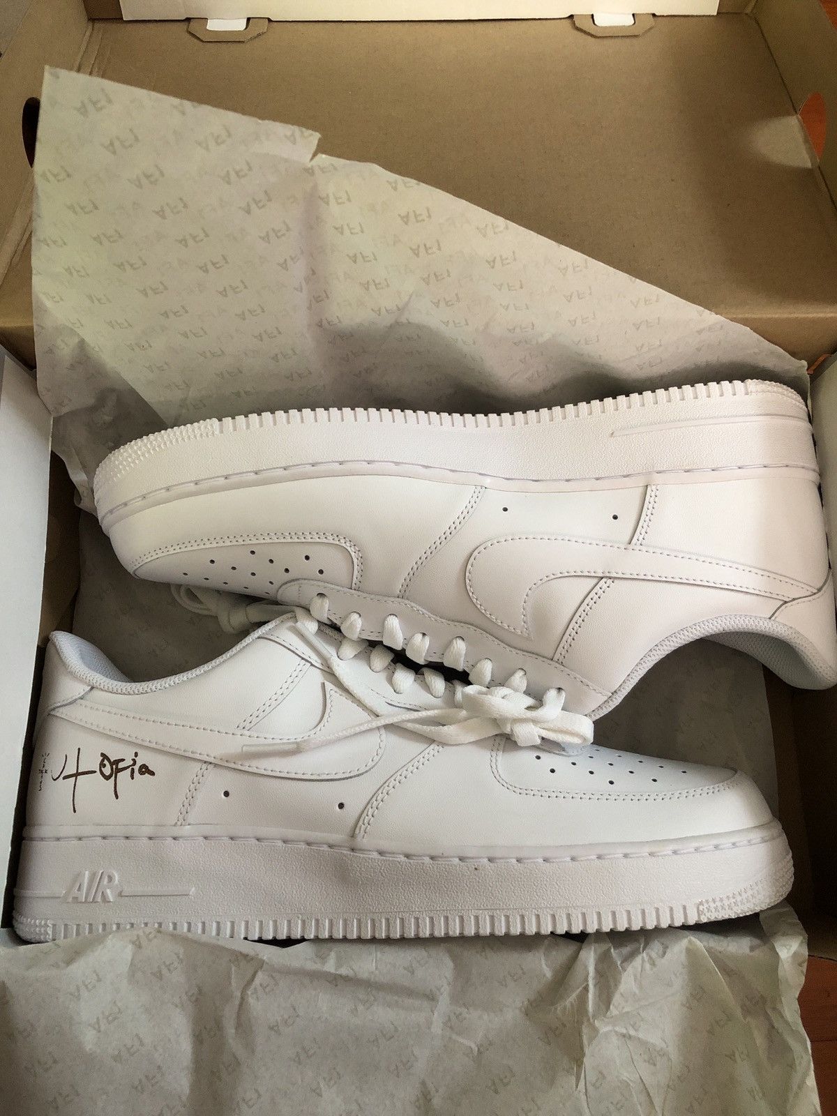 Nike × Travis Scott Travis Scott Utopia Air Force One | Grailed