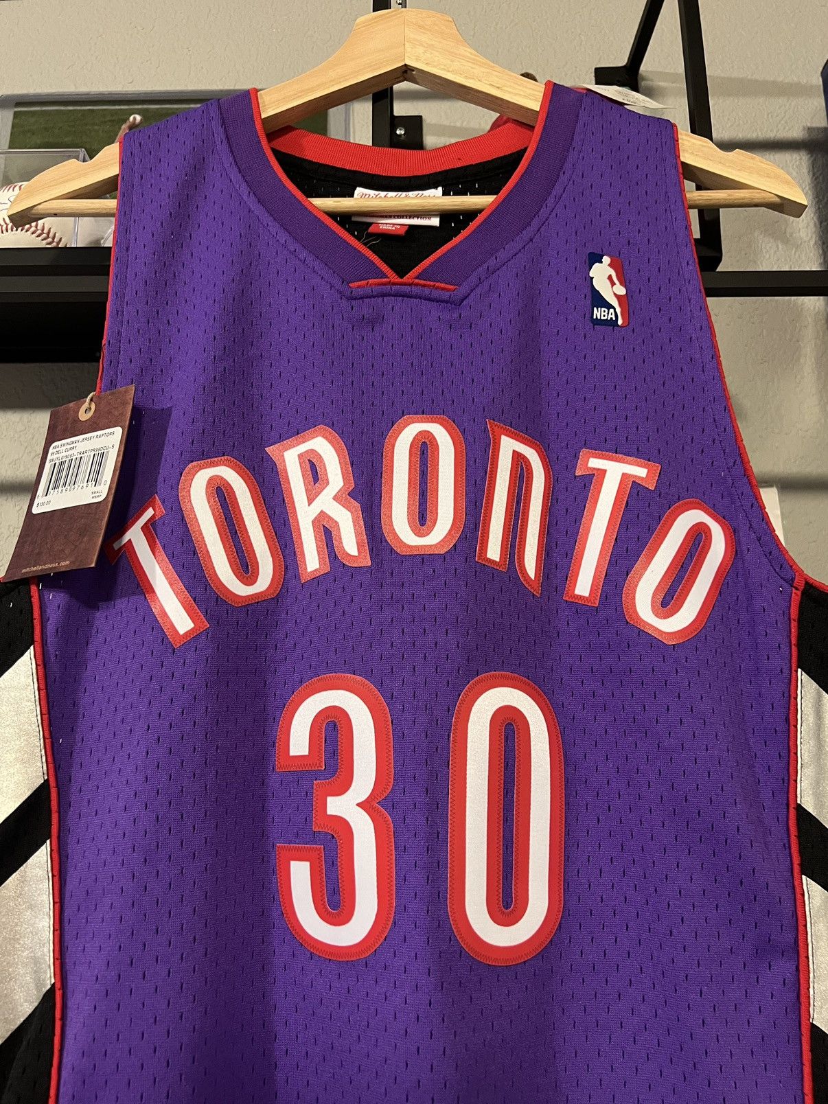 Mitchell & Ness Dell Curry Toronto Raptors 1999-2000 HWC Swingman ...