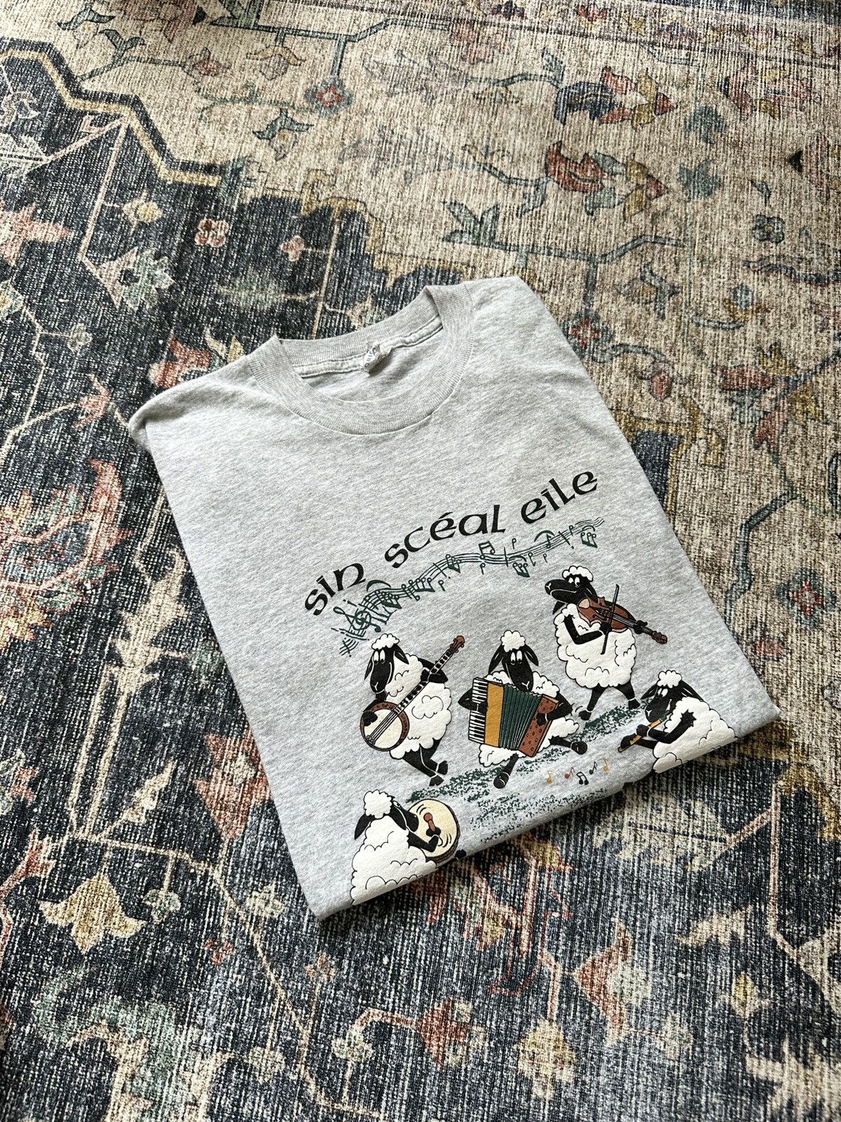 Vintage Vintages 90s Musical Sheep Graphic Tee | Grailed