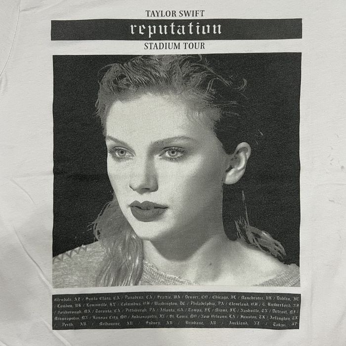 Nike Official Taylor Swift Reputation Stadium Tour T Shirt M | Grailed