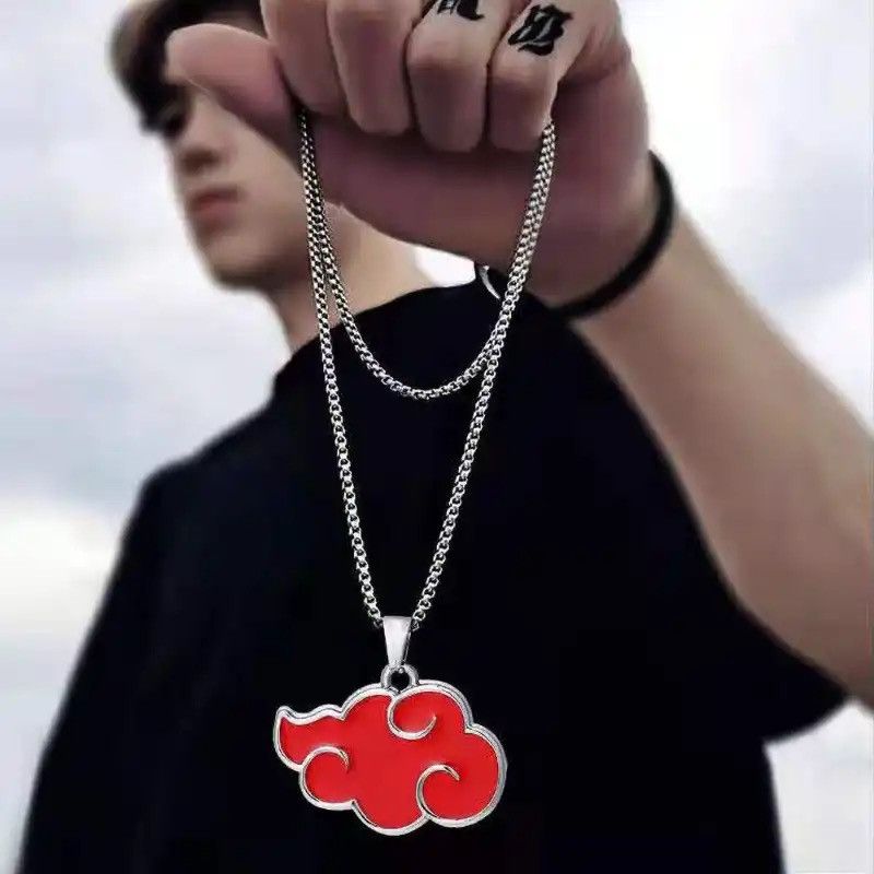 Chain Akatsuki Red Cloud Hidan Ninja Jashin Anime Necklace Chain | Grailed