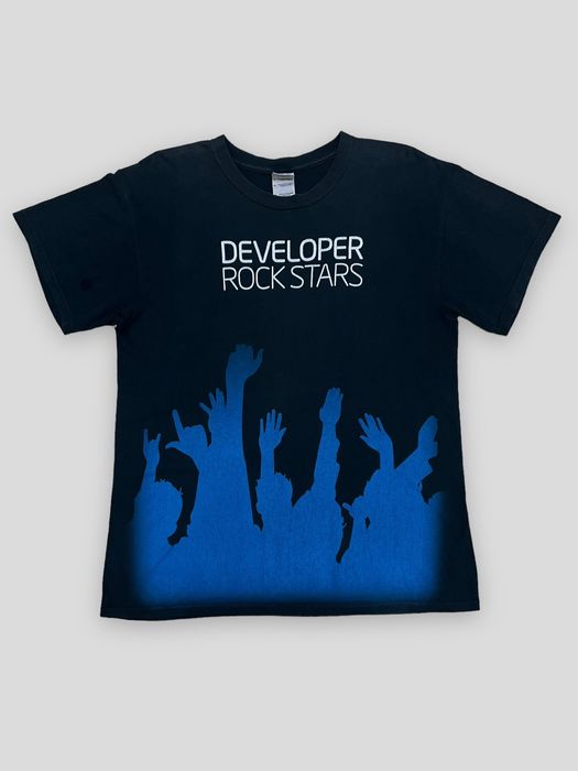 Vintage VINTAGE RARE INTEL SOFTWARE DEVELOPER ROCKSTAR TRASH TSHIRT ...