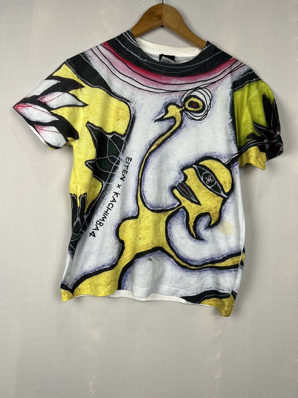 Vintage Vintage Art Eiten x Kachimba 4 T shirt Keith haring Design ...